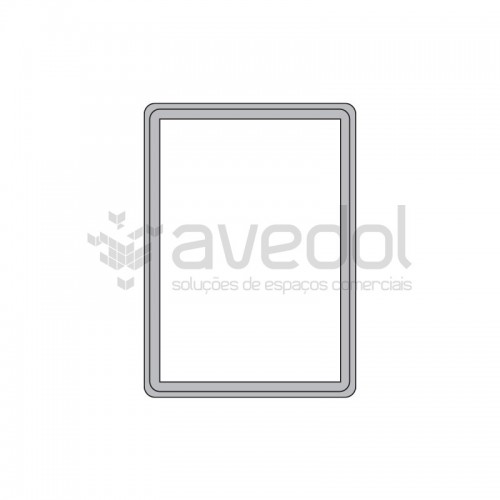 Caixilho Moldura para Folhetos e Preços Cor Transparente Formato A6 ...