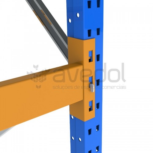 Perno para Viga de Estantes Rack Cor Zincado